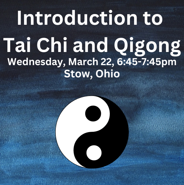 Free Introduction to Tai Chi and Qigong, March 22 – Five Element Harmony